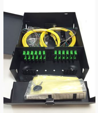 FPW-04-24-SM2-SCA-1-3M Fiber Distribution Panel Loaded with 24 OS2 SM ...