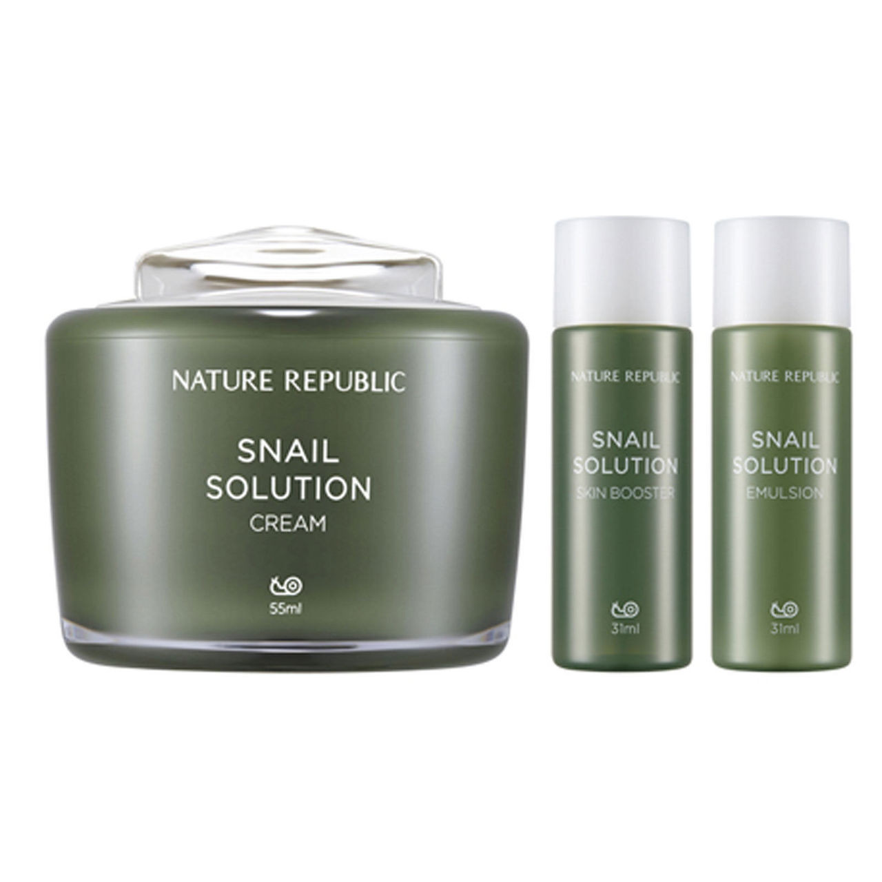 NATURE REPUBLIC Snail Solution Cream Special Set - Strawberrycoco