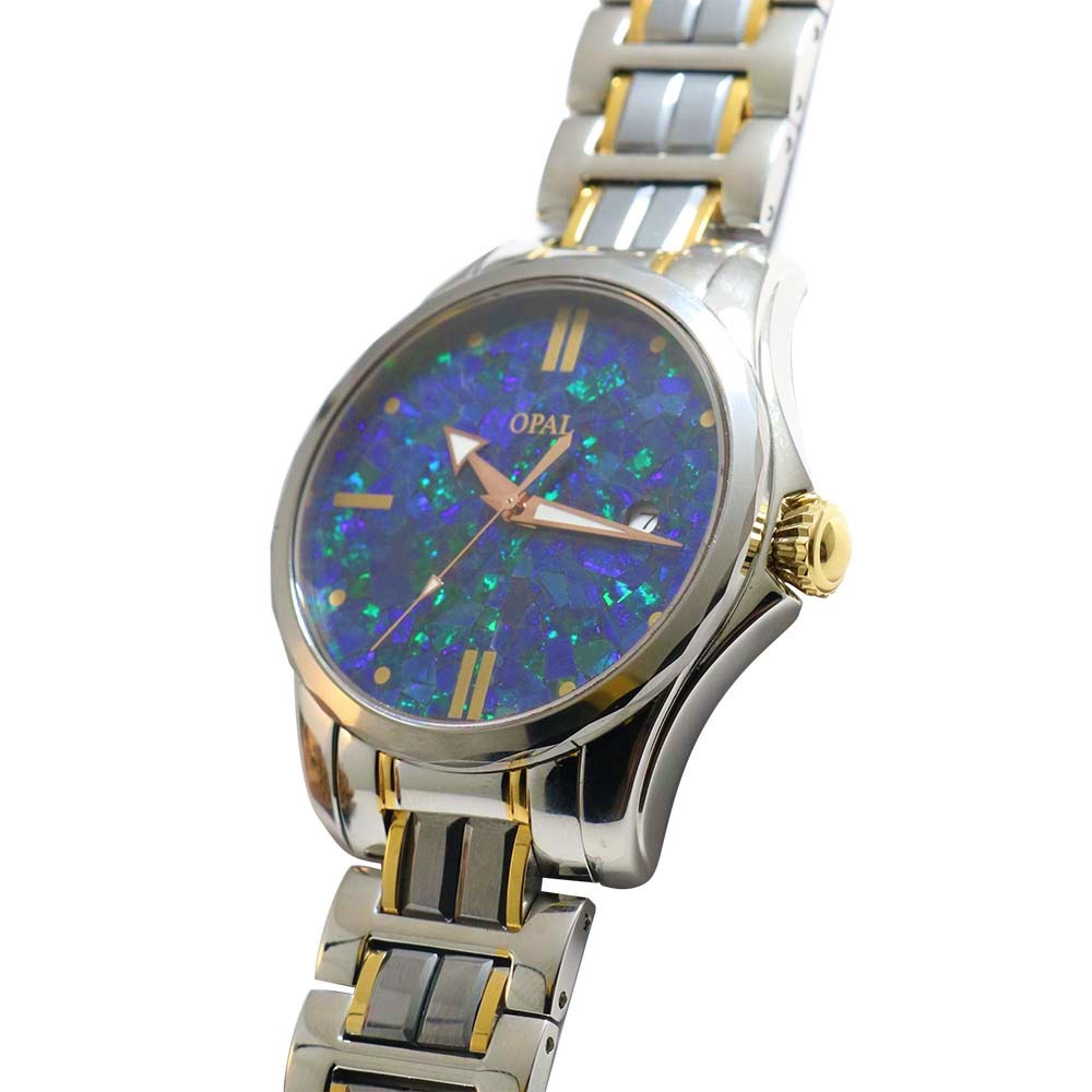 MAGESTIC PARADISE AUTOMATIC STAINLESS STEEL GENUINE AUSTRALIAN OPAL MEN ... MAGESTIC PARADISE AUTOMATIC STAINLESS STEEL GENUINE AUSTRALIAN OPAL MEN ...