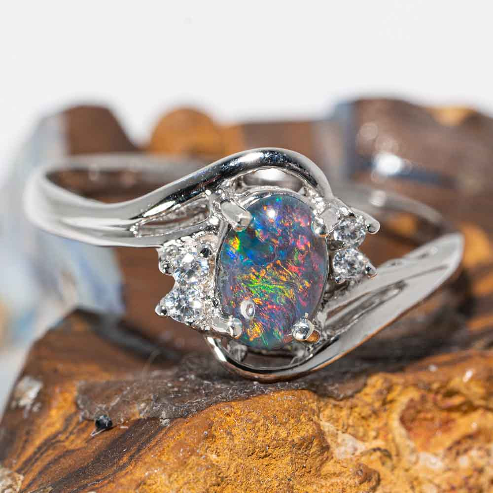 Black opal jewelry near me store