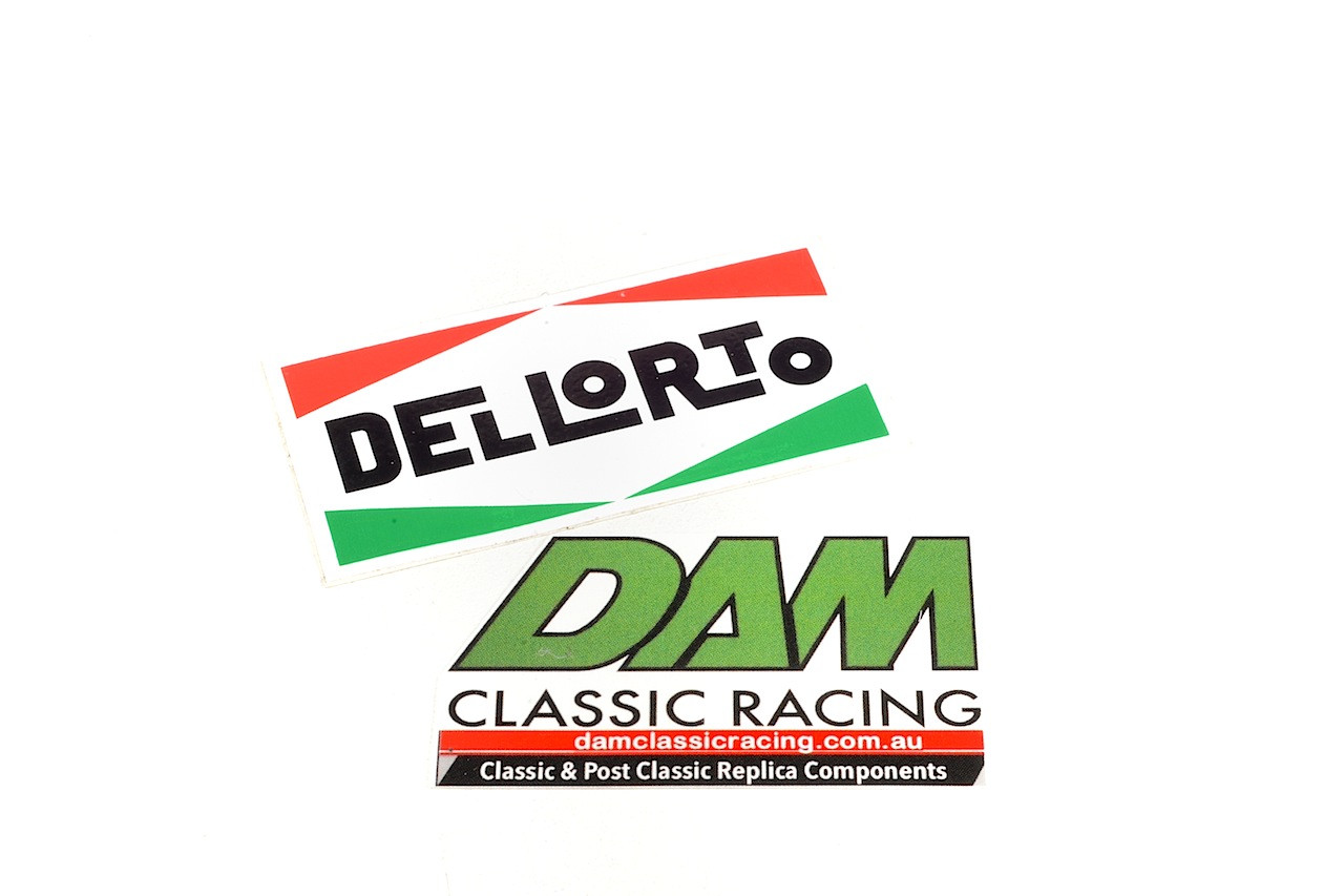 Decal Dellorto 80x40 - DAM Classic Racing