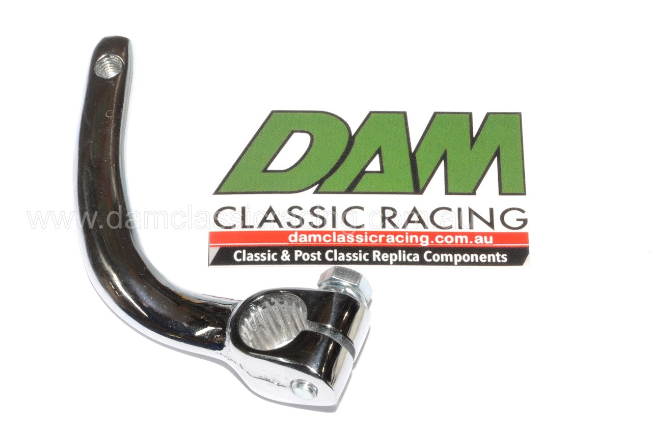 Brake Lever Curved Left Side Ø13.7mm - DAM Classic Racing