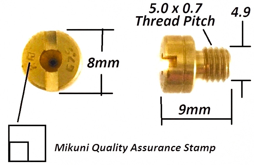N100.604 Mikuni Main Jet - DAM Classic Racing