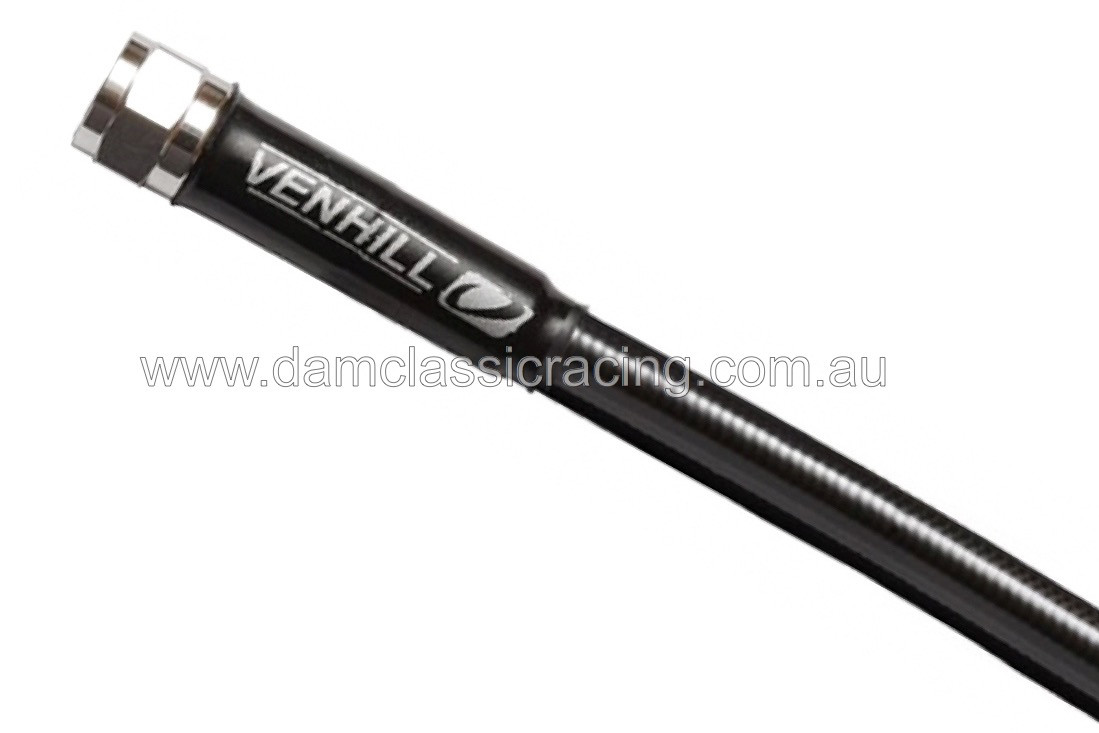 Venhill Brake Hose BLACK line lengths 100mm-1500mm - DAM Classic Racing
