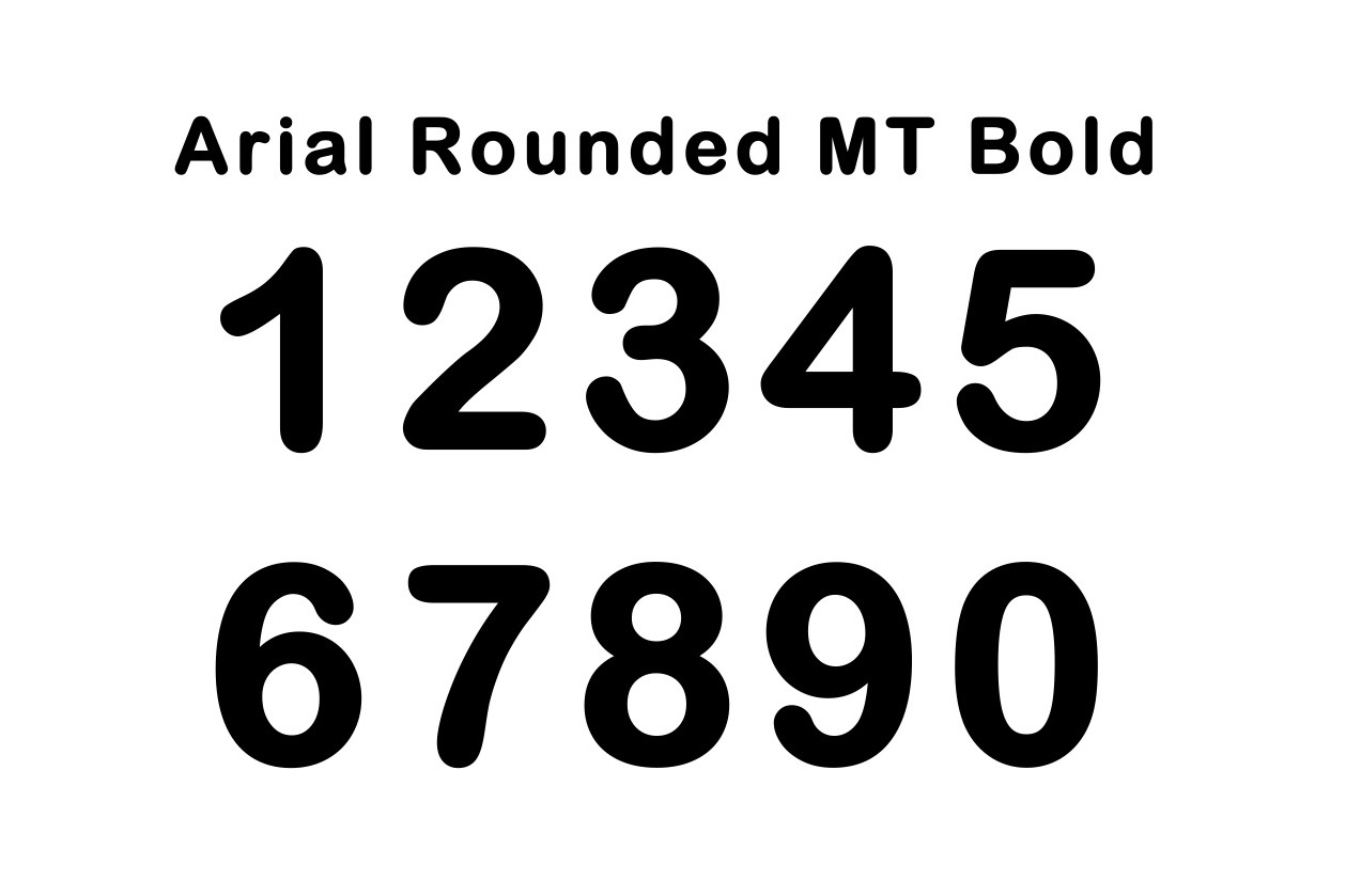 Arial Numbers