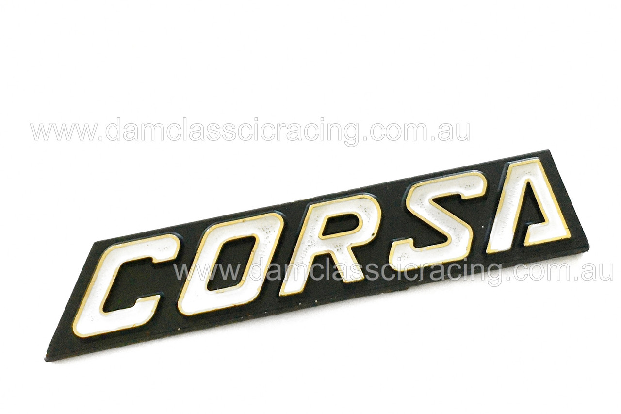 61916520 Badge CORSA 74mm self adhesive - DAM Classic Racing