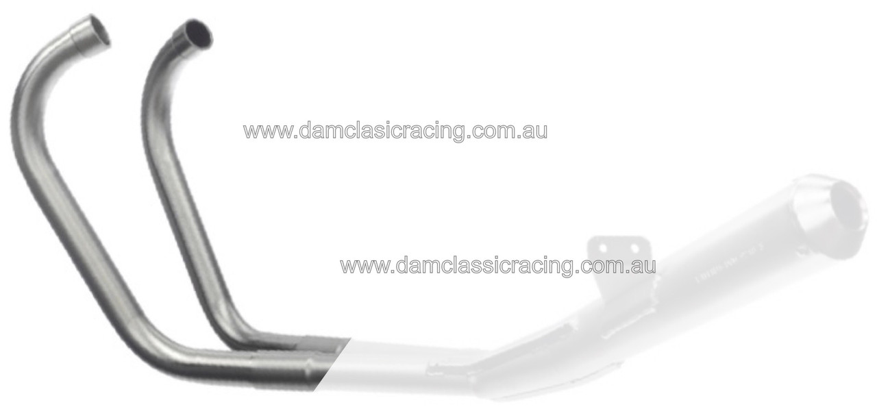 Exhaust Laverda 750 SFC Header Pipe 40mm 2:1 SET - DAM Classic Racing