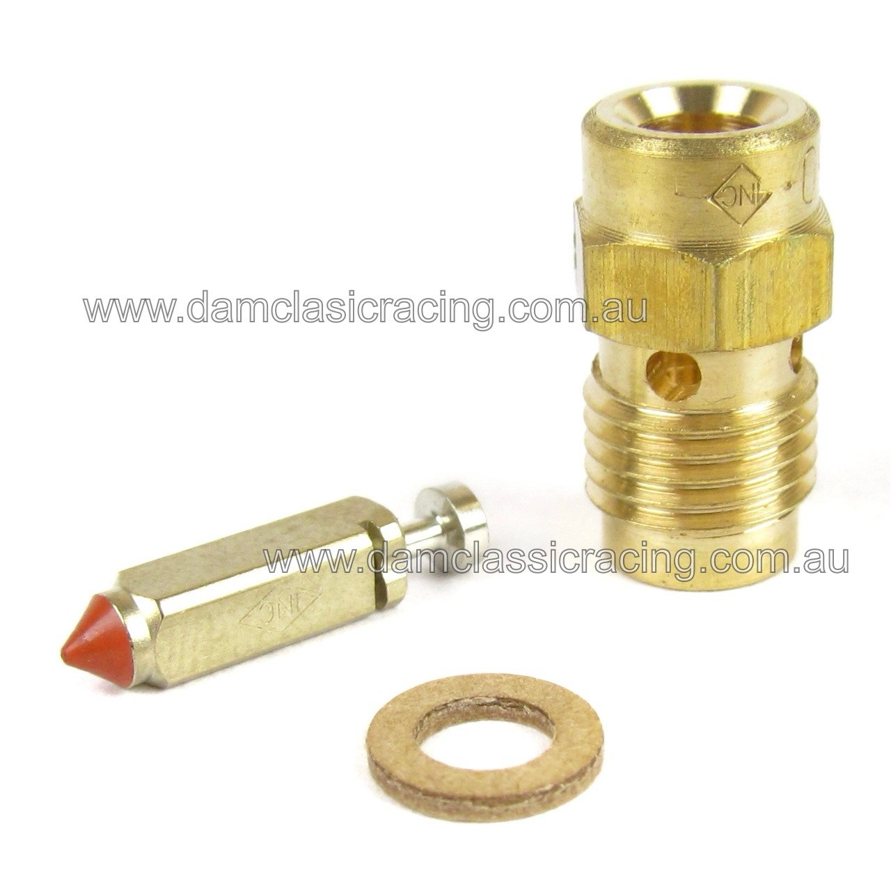10375 Dellorto Needle and Seat Float Valve Assy 150-225 PHBE PHB PHBH PHBL PHF PHM PHSB VHSA ...