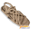 Braided Bunch Neptune Hemp Color Rope Sandals - Gurkee's