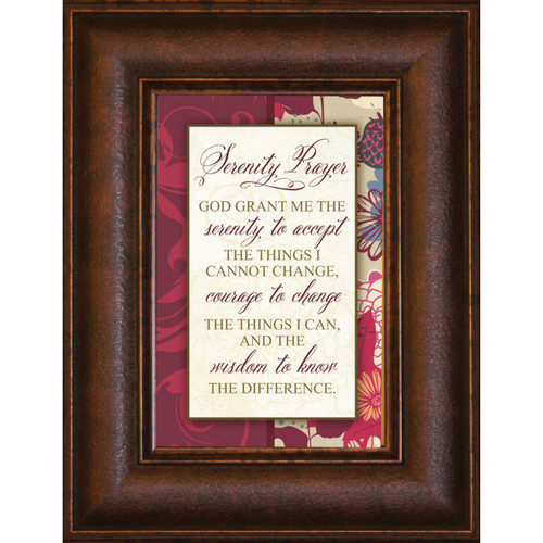 Serenity Prayer Mini Framed Print Wall Art Inspirational And Motivational Shop Made In The
