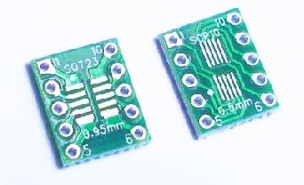 Breakout sot23 msop10 SOP10 to DIP 10