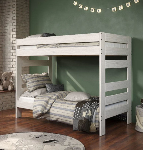 Modern Farmhouse Twin Stackable Bunk Bed