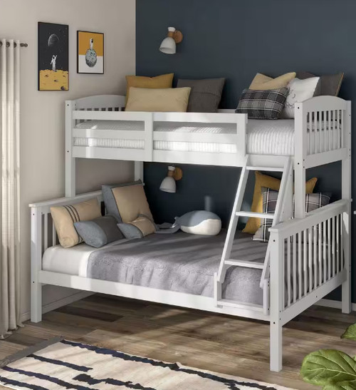Franklin Twin Full Bunk Bed - Mission Style