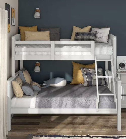 Franklin Twin Full Bunk Bed - Mission Style