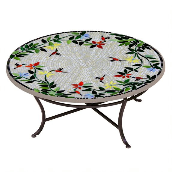 KNF 36" Round Hummingbird Coffee Table - Into The Garden Outdoor