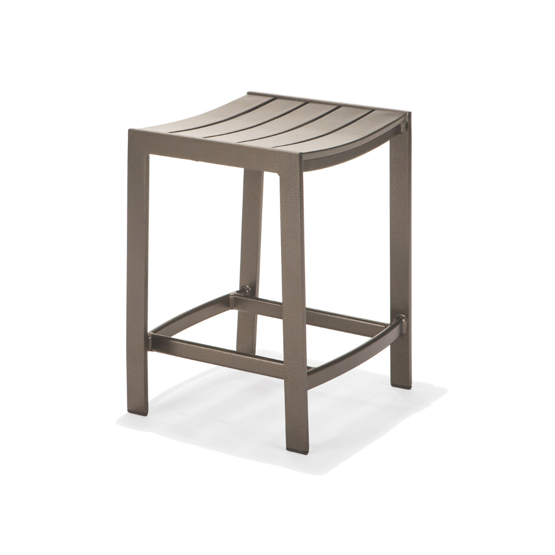Winston Hamilton Slat Backless Balcony Height Stool - Into The Garden ...