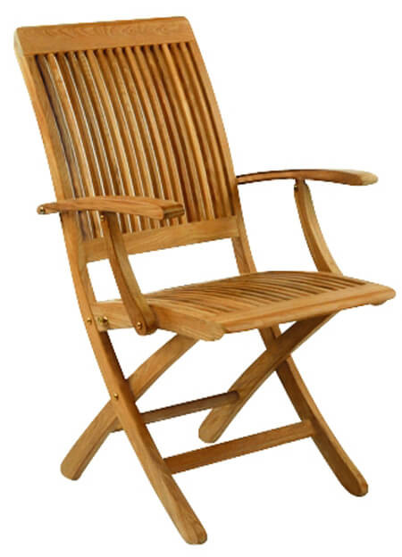 Teak garden chairs folding store