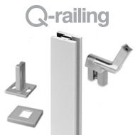 Baluster Post Railing System | All Glass Parts