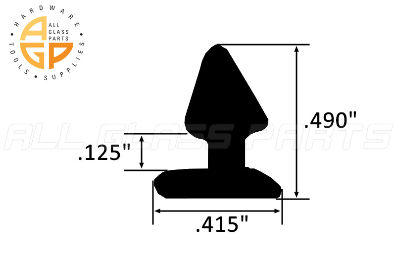 Glazing Spline 31/32'' Width | All Glass Parts