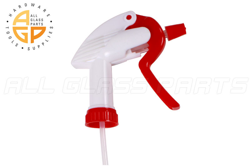 Trigger Sprayer with Dip Tube High Output Red