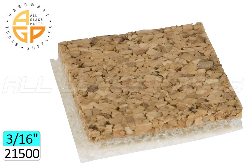 Shipping Pads 3/16'' x 3/4" x 3/4" 16667 Pads