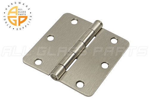3-1/2'' x 3-1/2'' Butt Hinge Regular Pin Satin Chrome