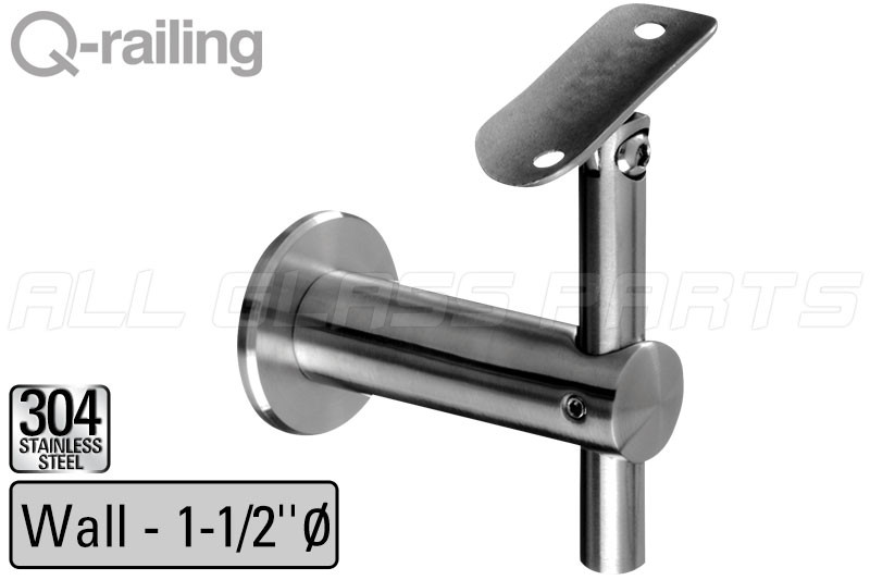 Bracket For Round Profile Handrail | All Glass Parts