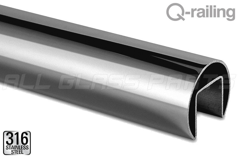 Round Cap Rail (Outdoor Stainless Steel)