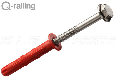 Flat Head Hex Bolt Screw 9/32" 3-13/16" Length