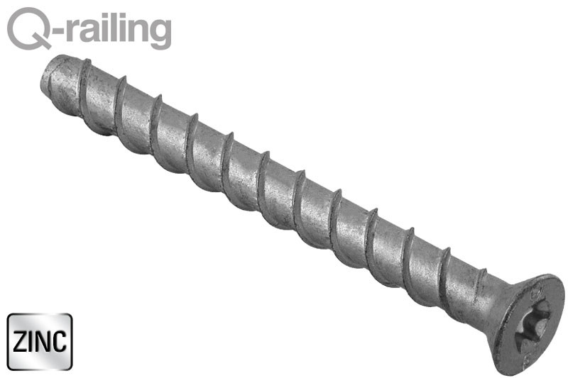 Flat Head Thread Cutting Machine Screw 3/8" 4" Length