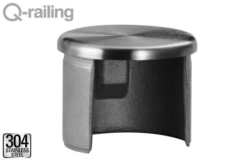 End Cap Rounded For 1.66'' Round Cap Rail Indoor