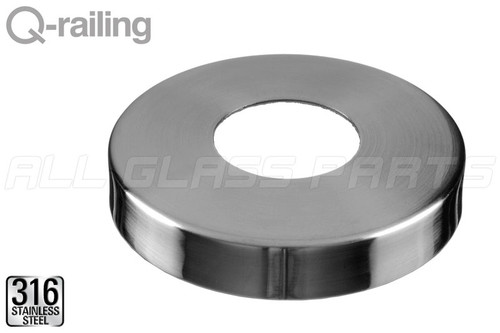 Round Profile Baluster Base Cover Plate 1.06'' Height