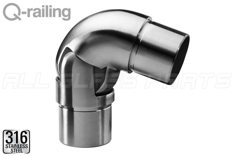 Adjustable Round Profile Handrail Connection Outdoor