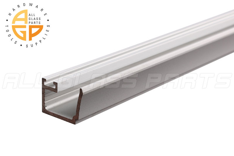 Single Glazing Stop Anodized 11' Length | All Glass Parts