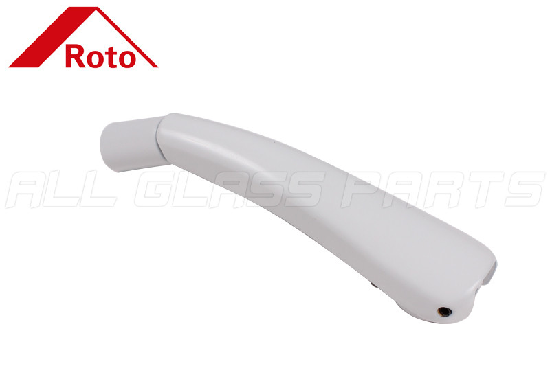 Lock Out Handle X10 Roto Hardware White | All Glass Parts
