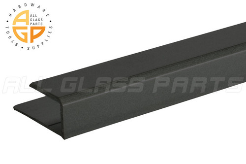 J-Bar Top Mirror Mounting Channel Matte Black