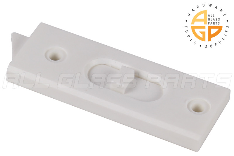 Small Tilt Latch White Length 2-7/8" | All Glass Parts