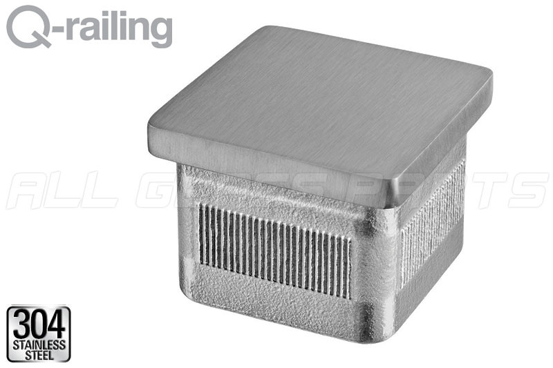 Square Line End Cap 40Mm X 40Mm Easy Hit | All Glass Parts