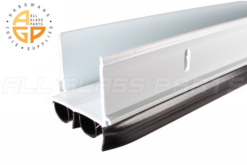 Door Shoe 35-3/4'' Length White | All Glass Parts
