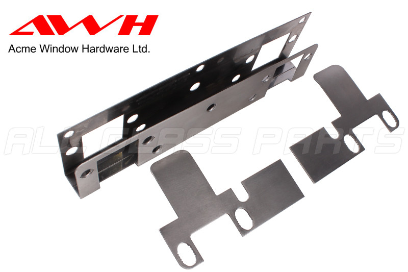 Out-Swing Adjustable Strike Plate Double | All Glass Parts