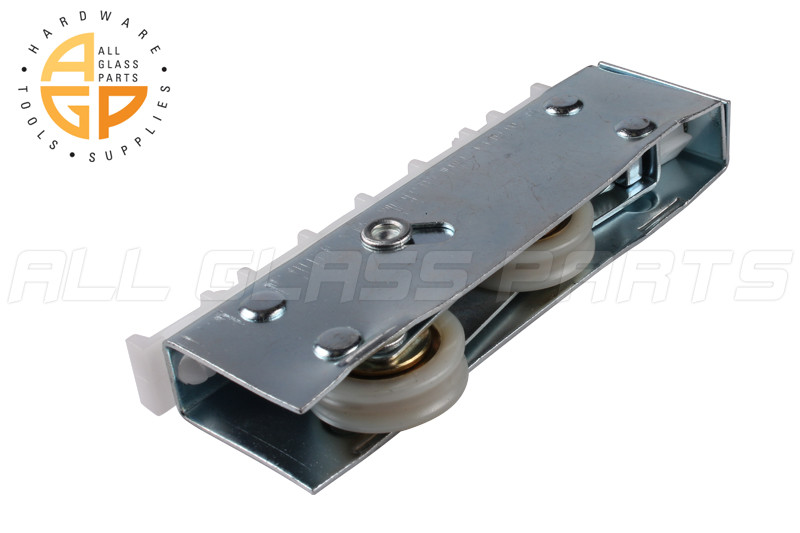 Sliding Glass Door Roller w-Plastic Mounting 1-1/4" Height