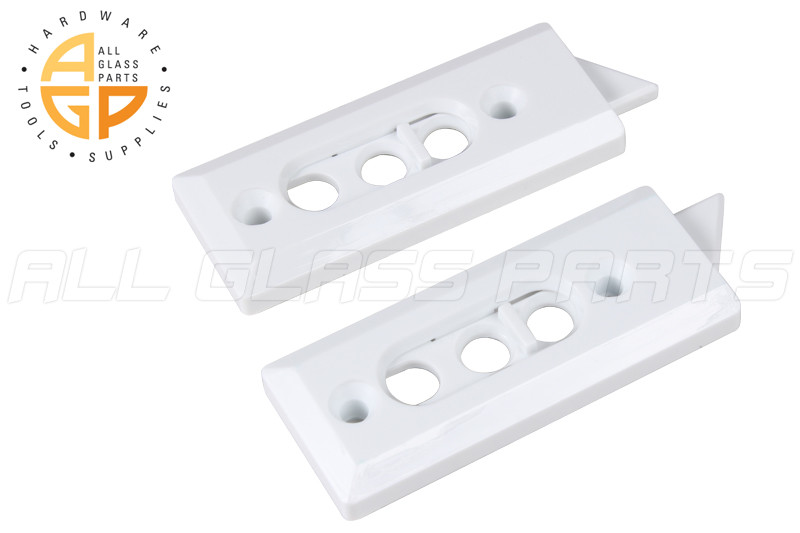 Tilt Latch White 3-3/8" Length | All Glass Parts