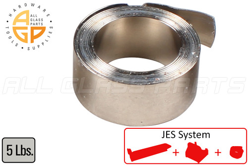 Coil Spring 5 Lbs 1/2" Wide CF | All Glass Parts