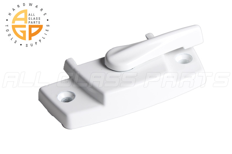 Sash Lock White 2-3/4" Length | All Glass Parts