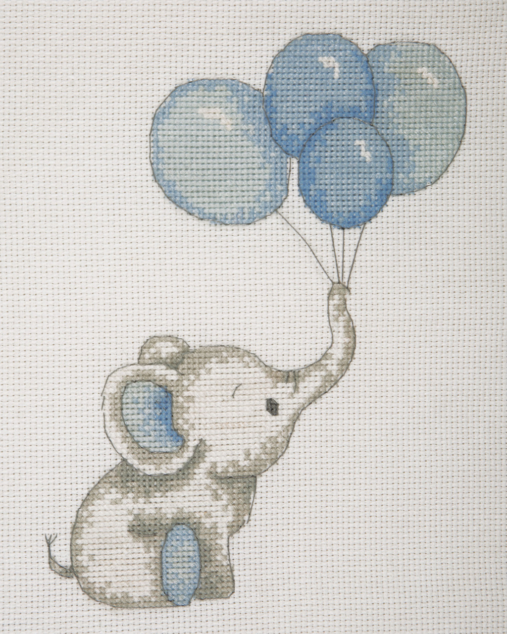 Counted Cross Stitch Kit: Baby Sets: Boy Balloons By Anchor ...