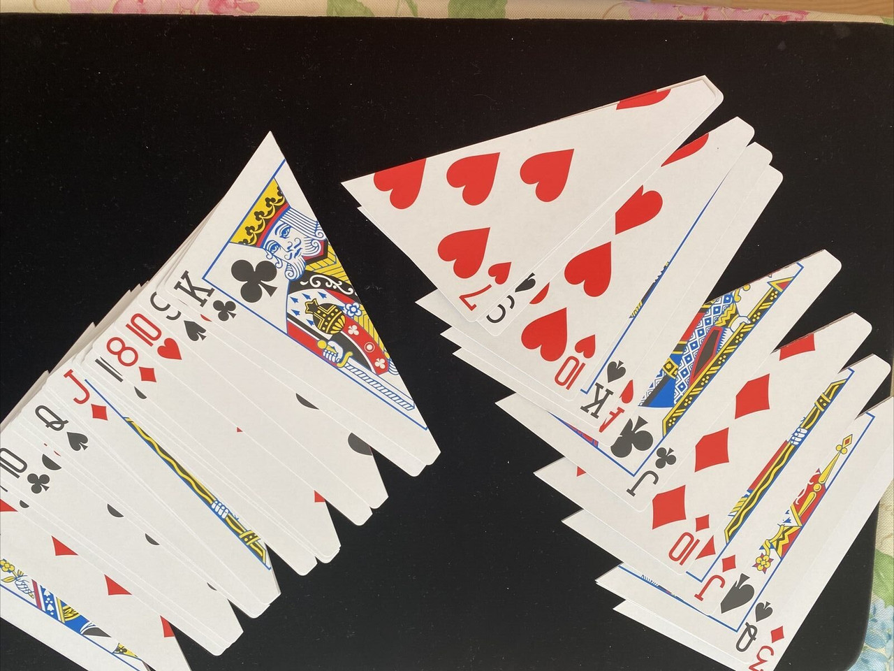 Professional Jumbo Split Deck - red - Chazpro Magic Co. Inc.