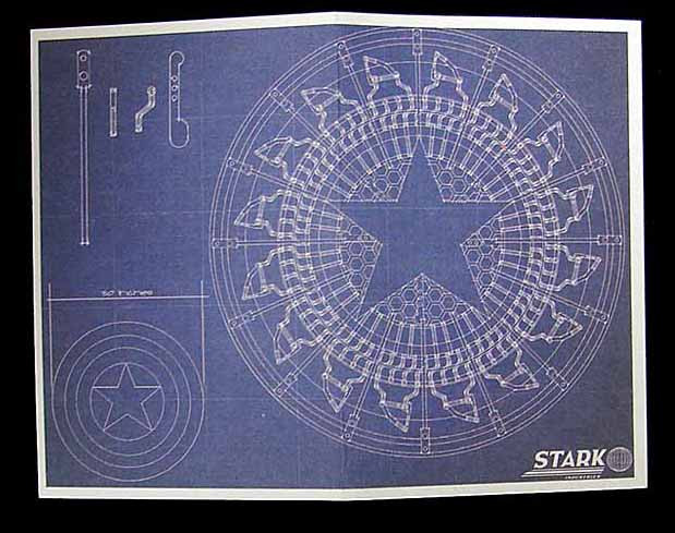 Iron Man 2: Tony Stark Arc Reactor Creation - Shield Blueprints - Toy ...