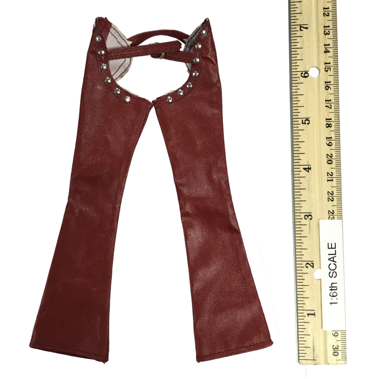 Sexy Cowgirl Clothing Sets - Chaps (Red) - Toy Anxiety