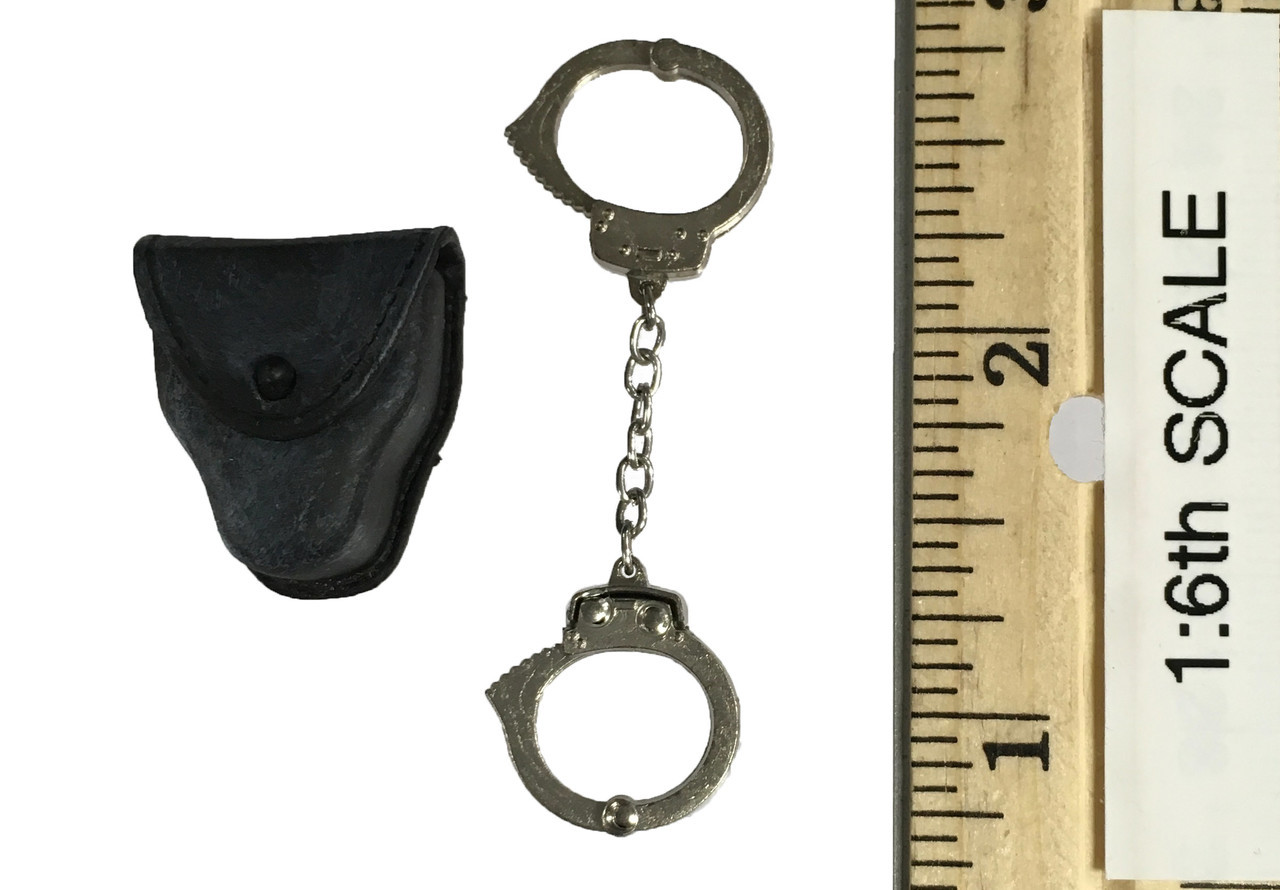LAPD Uniform Set - Handcuffs (Metal) w/ Holster - Toy Anxiety
