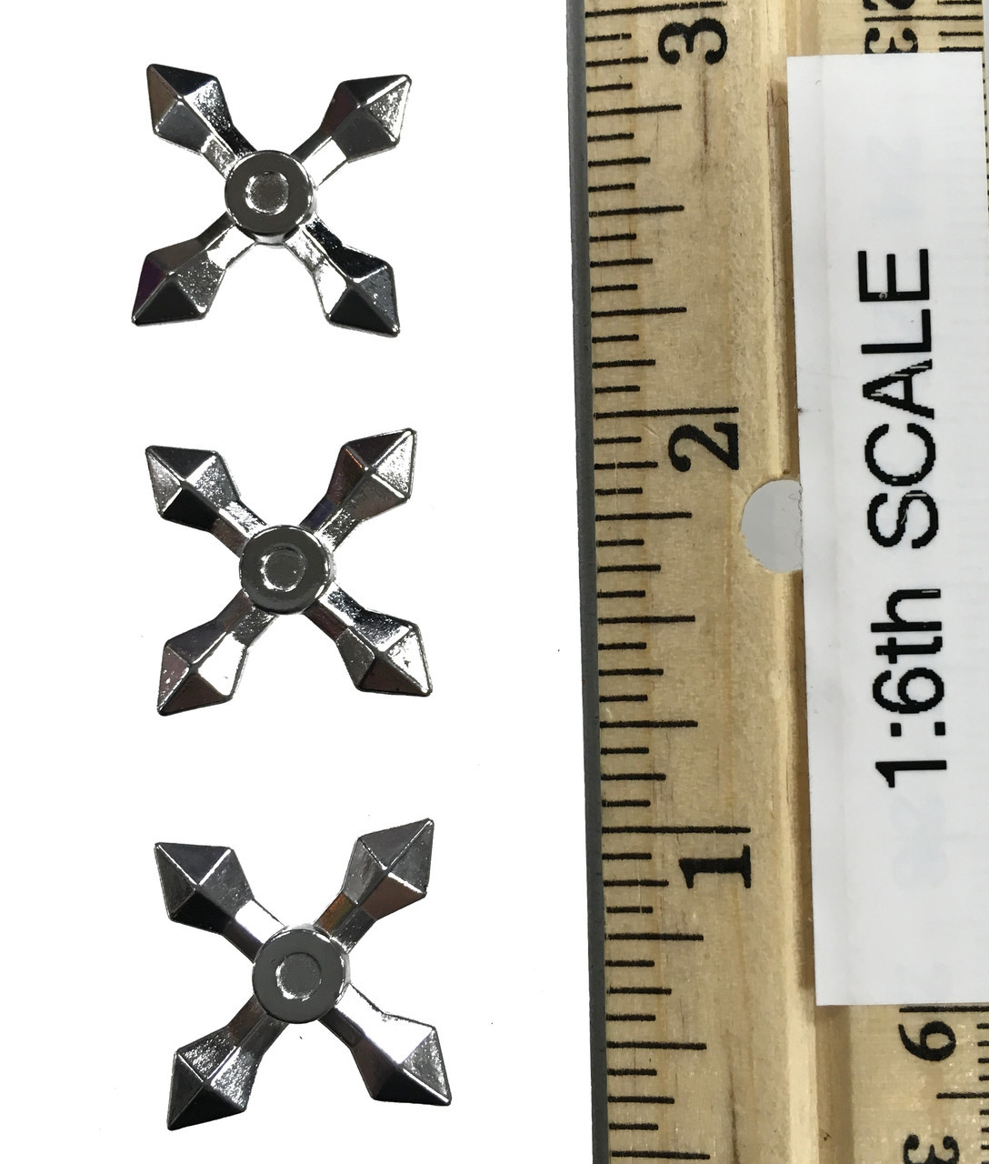 Teenage Mutant Ninja Turtles: Raphael - Shurikens (3) (Metal) - Toy Anxiety